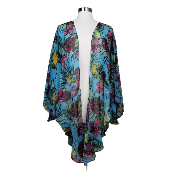 Steve Madden | Tops | Steve Madden Floral Kimono Size Osfm | Poshmark